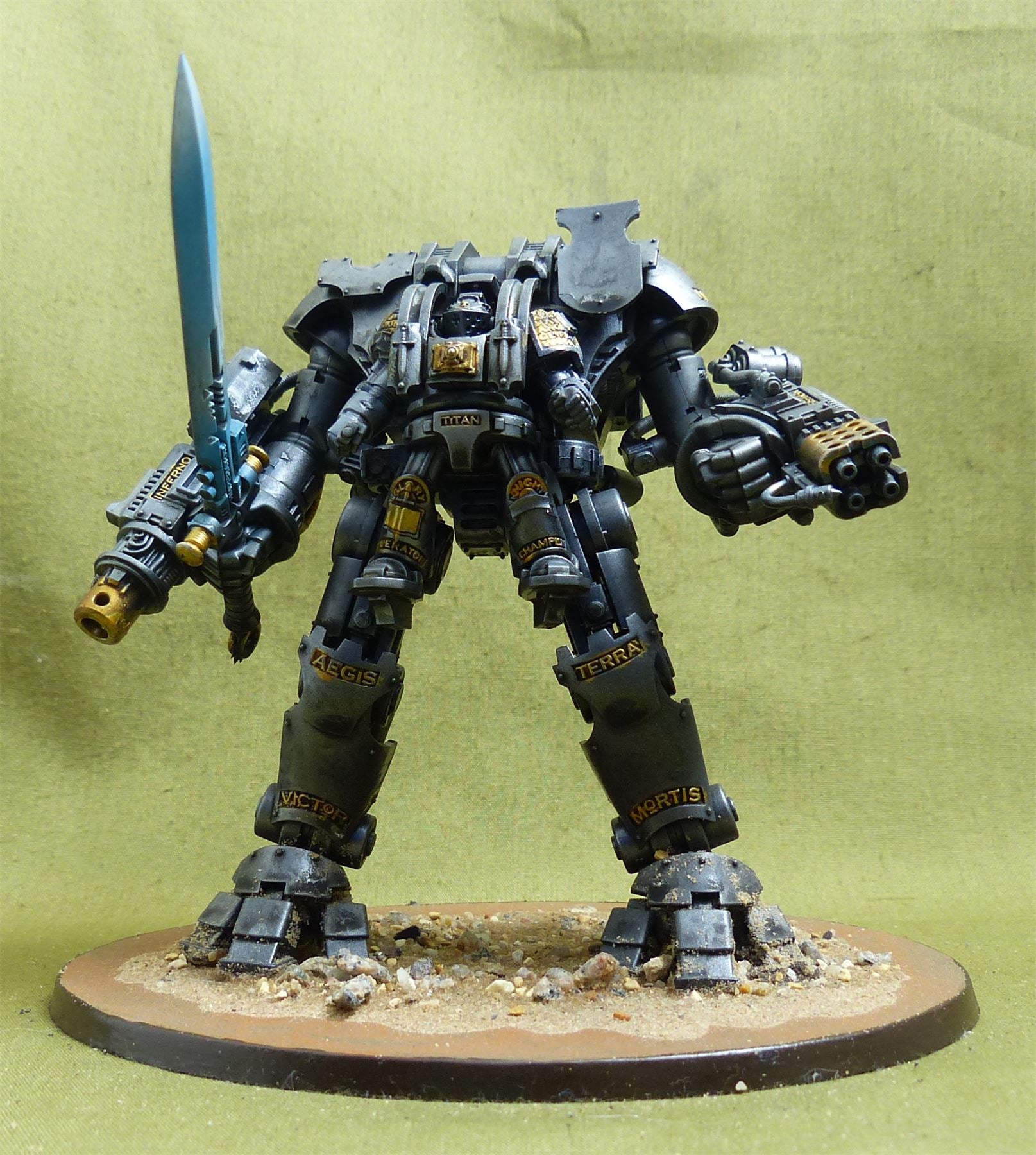 Nemesis Dreadknight painted - Grey Knights - Warhammer 40K #5S8 – Archeron