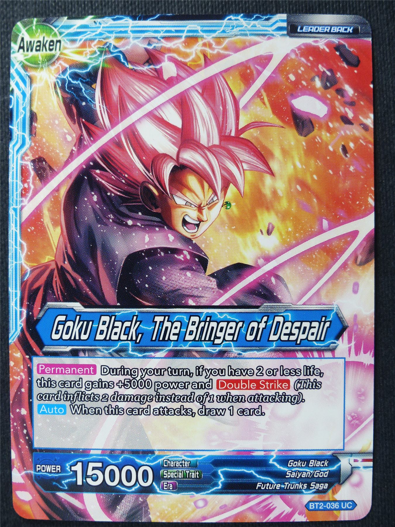 Goku Black The Bringer of Despair - Dragon Ball Super Cards #G5 – Archeron